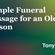 Sample Funeral Outline (What Happens to Those Why Die) by Pastor John White