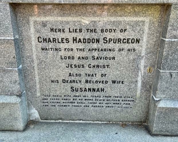 Reflections From Visiting Spurgeon’s Grave